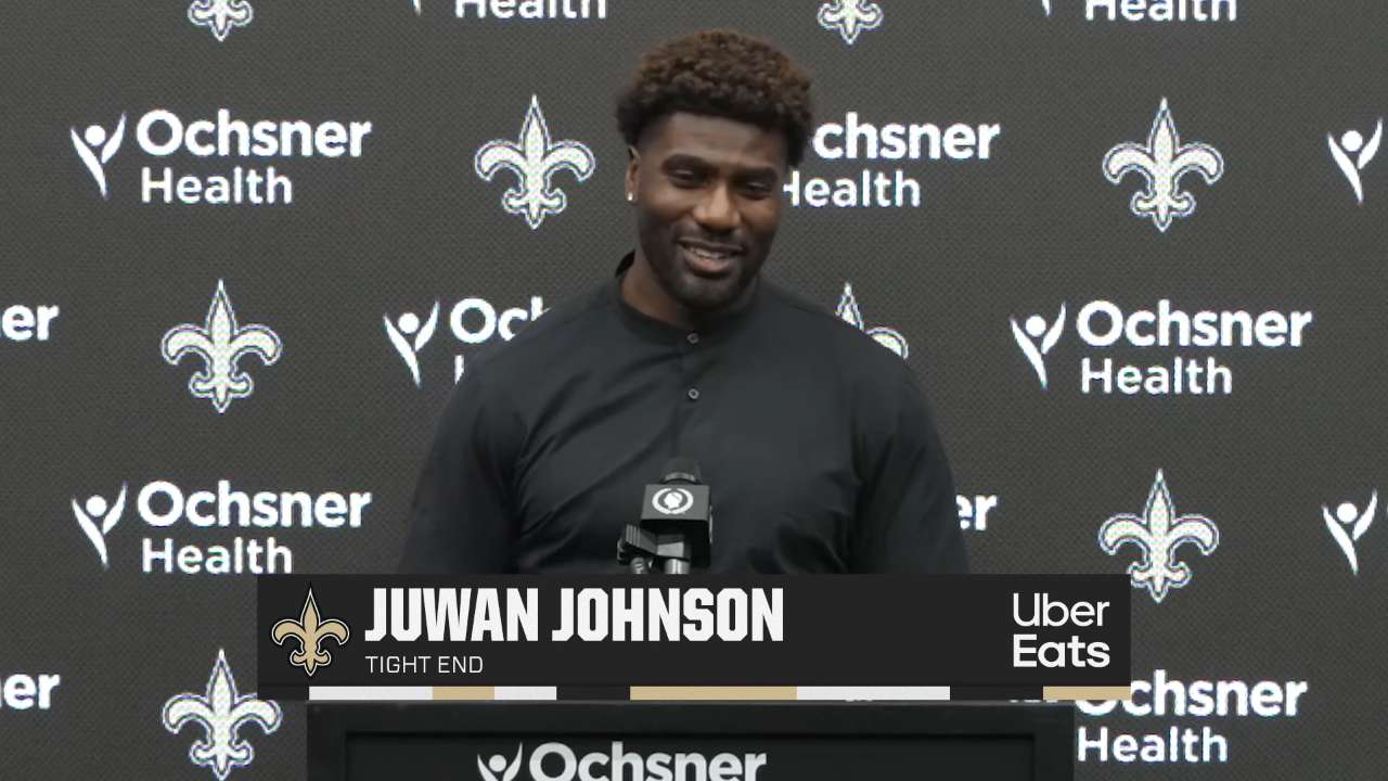 Juwan Johnson on contract extension | New Orleans Saints