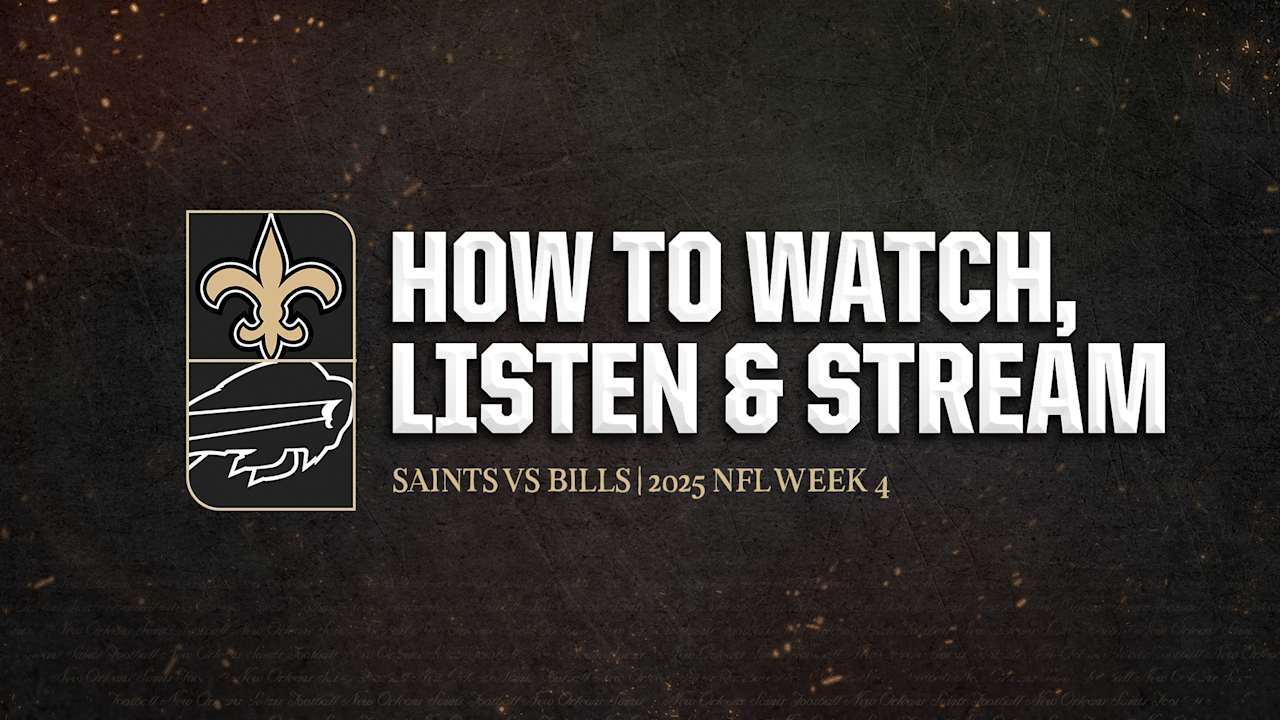 Bills vs. Saints: How to Watch, Live Stream Game, Listen