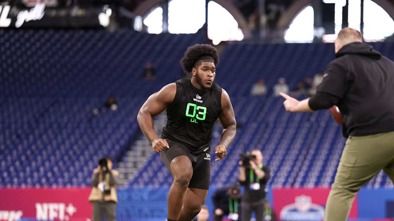 Tyler Booker's 2025 NFL Scouting Combine workout