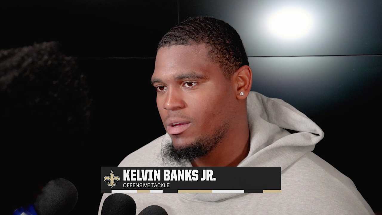 2025 NFL Rookie Minicamp: Kelvin Banks Jr. on practicing at multiple ...