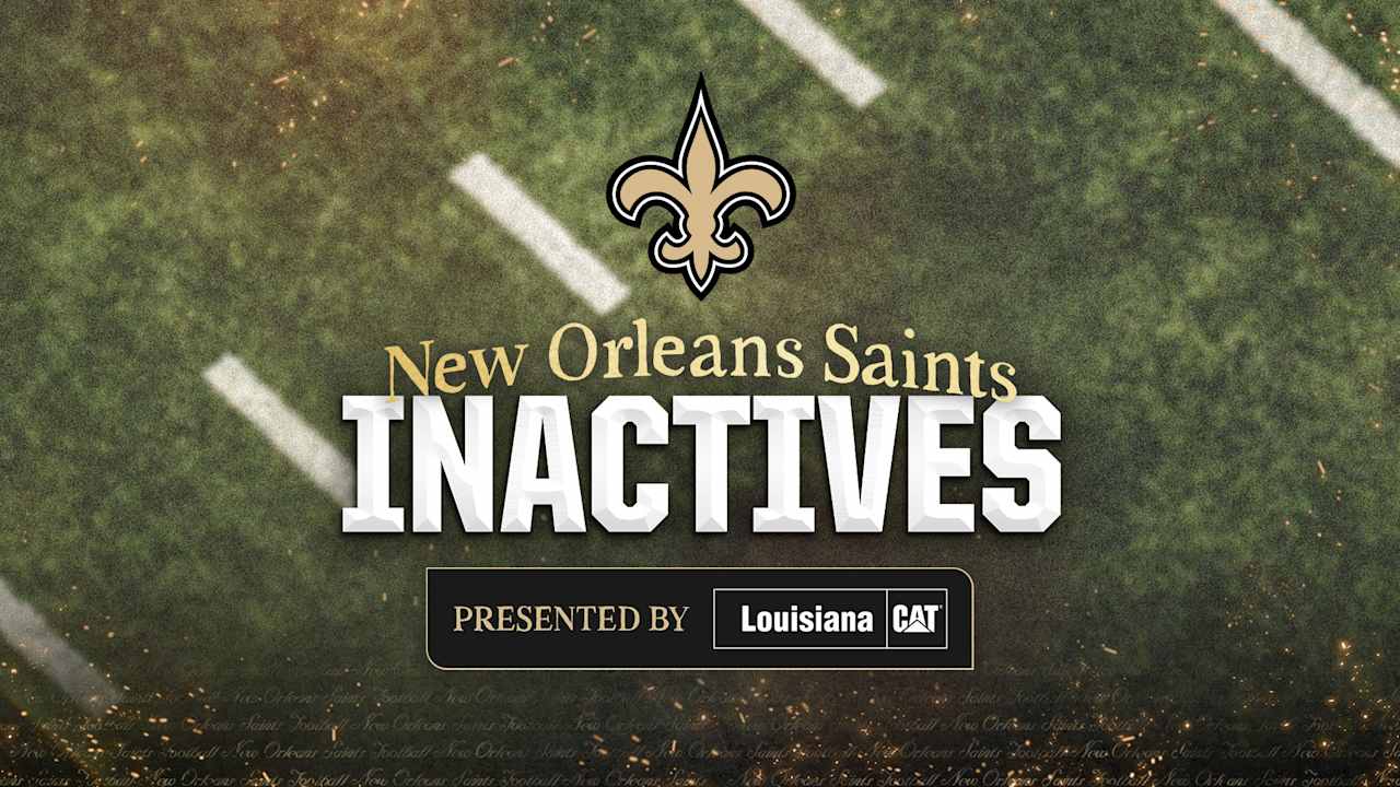 2025 NFL Week 3 Inactives | Saints vs. Seahawks