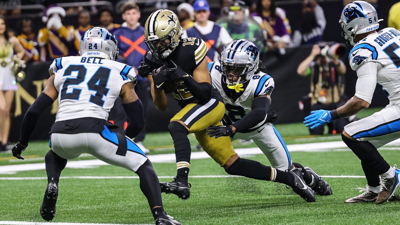 Highlights: Chris Olave's fourth TD catch of '23 extends Saints' lead ...