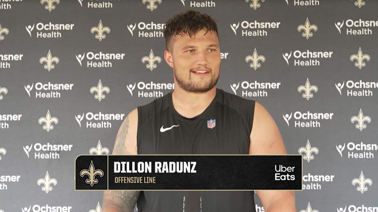 Saints Training Camp 2025: Dillon Radunz on position flexibility, run ...