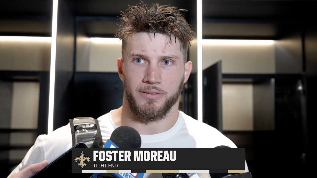 Saints TE Foster Moreau on tough loss to Commanders