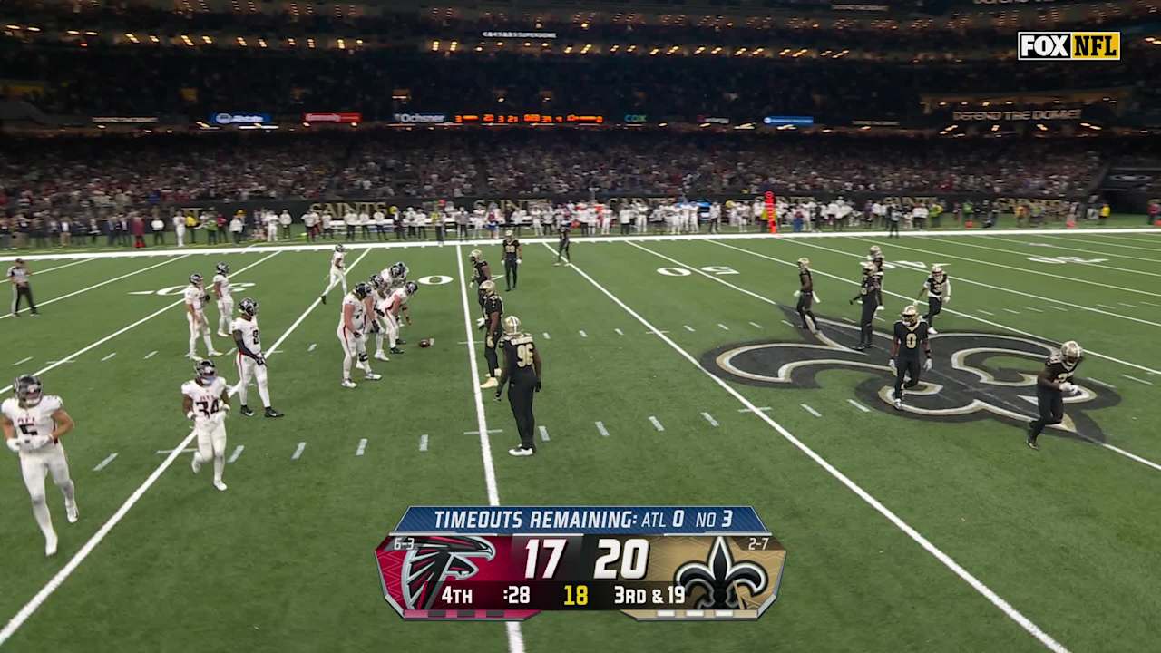 WATCH: Wild ending in Saints Week 10 win over Falcons