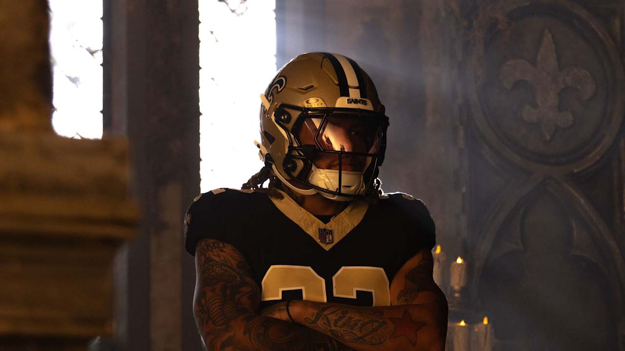 All-Access Photos: Behind the scenes at 2024 Saints intro video shoot