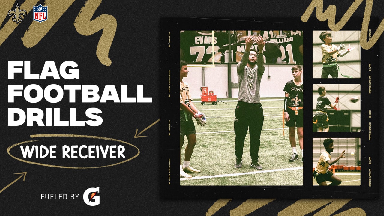 Wide Receiver Drills | NFL Flag Football Drills