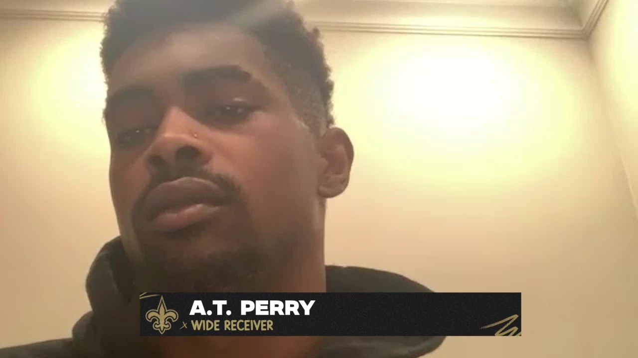 A.T. Perry talks touchdown catch, development 11/13/2023