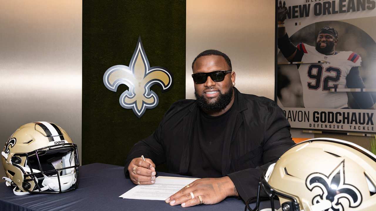 Photos: Davon Godchaux's first day with Saints