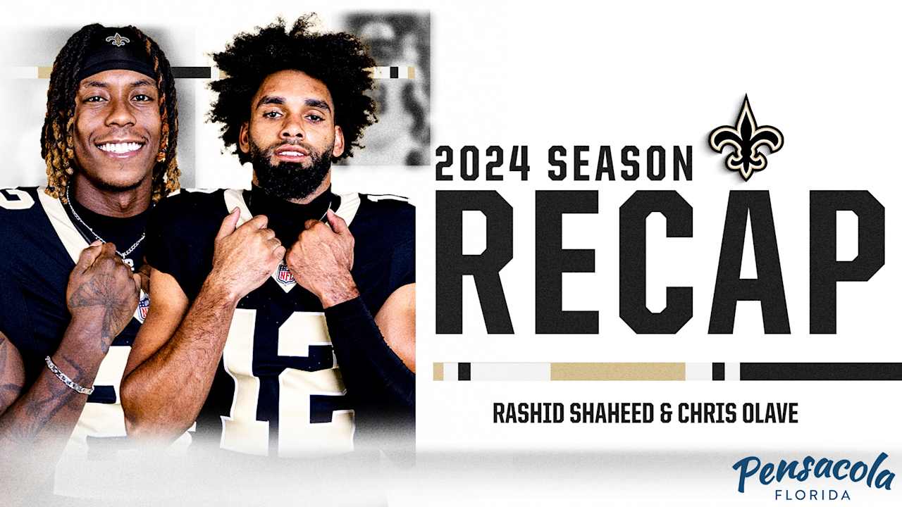 Saints WR Chris Olave's and Rashid Shaheed's 2024 NFL Season Recap