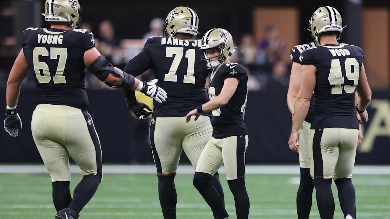 Blake Grupe hits 56-yard FG for Saints' 1st points vs. Broncos