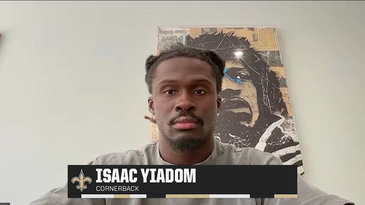 Isaac Yiadom on re-signing with Saints, experience with Brandon Staley ...