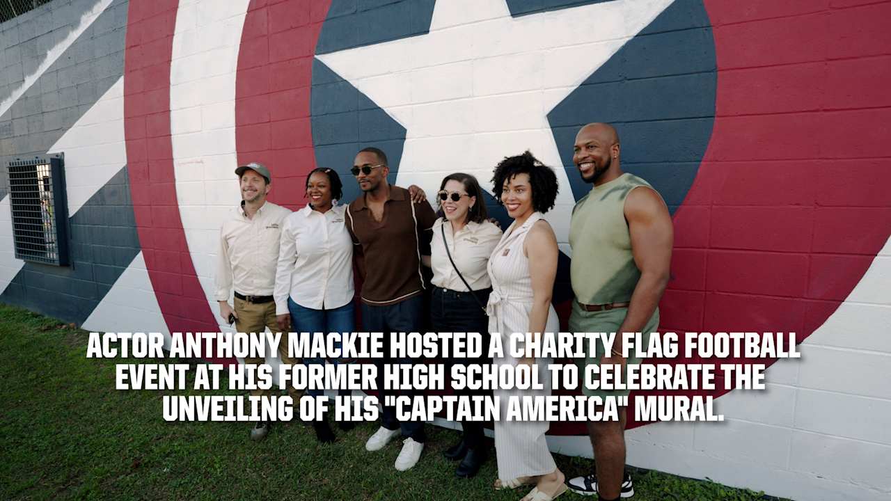 Recap: Anthony Mackie hosts charity flag football event at Warren Easton