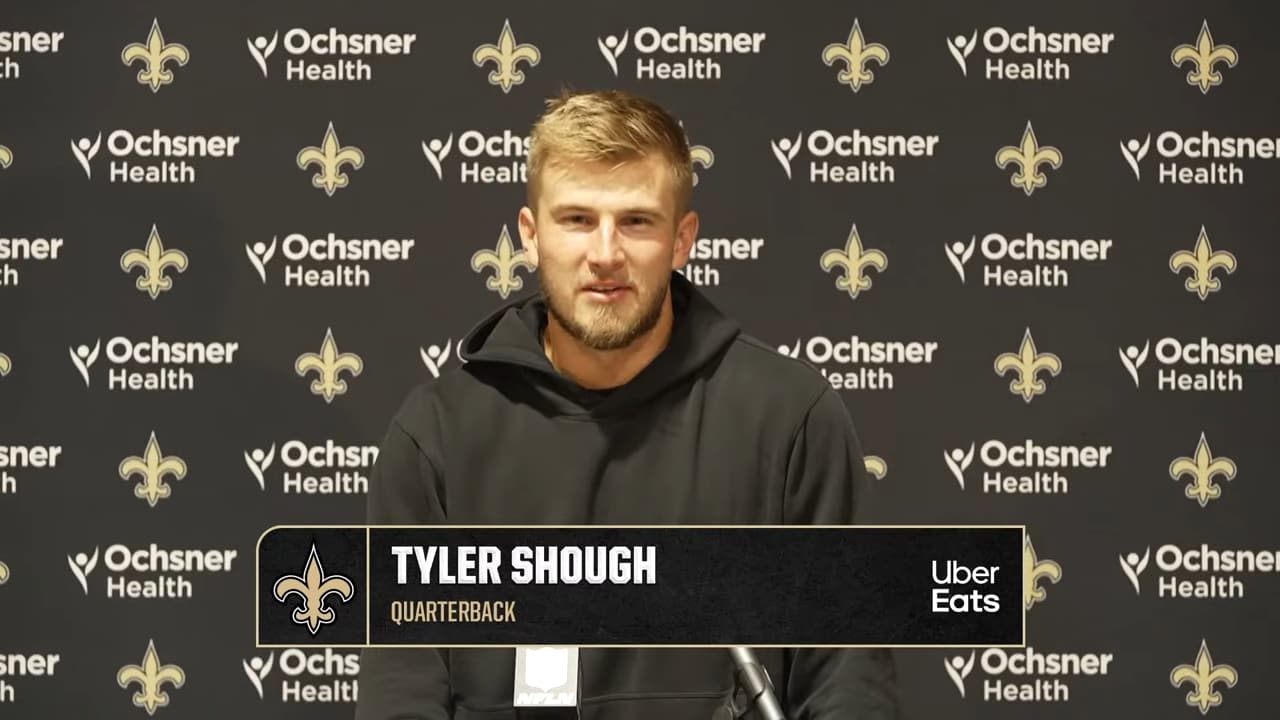 Saints QB Tyler Shough talks TD Runs in Win at Bucs