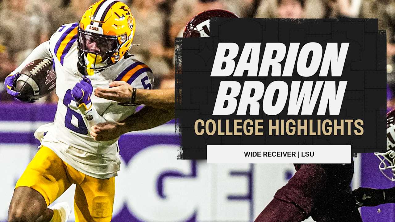 Barion Brown College Highlights | LSU WR | 2026 NFL Draft