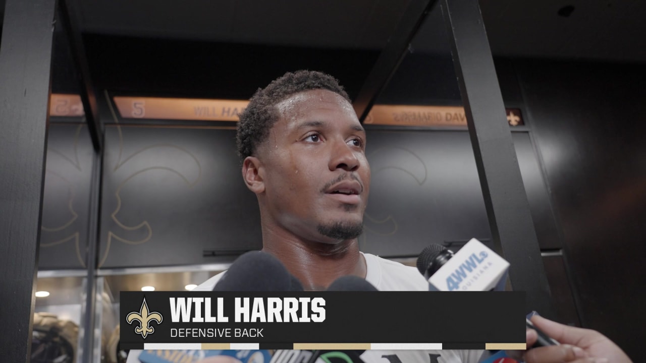 Will Harris on making the Saints 53-man roster