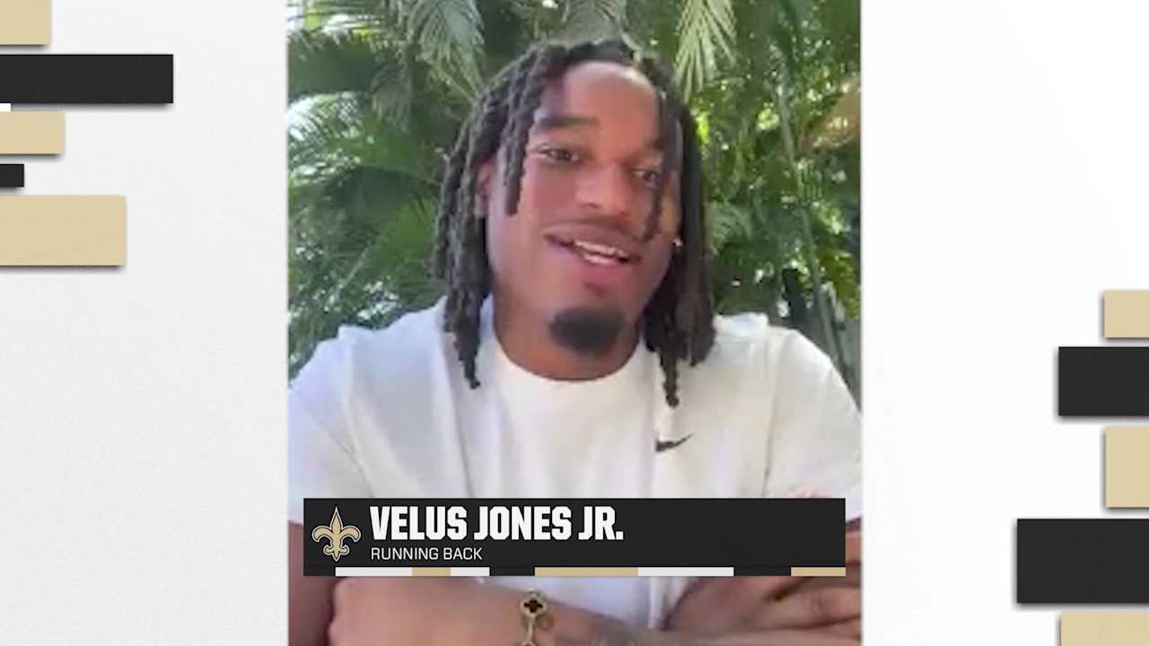 Velus Jones Jr. on joining Saints | New Orleans Saints