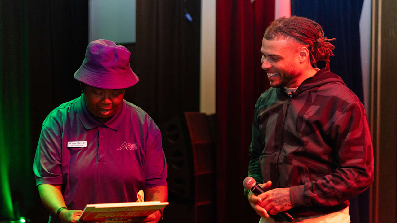 Recap: Tyrann Mathieu surprises families from New Orleans Women and ...