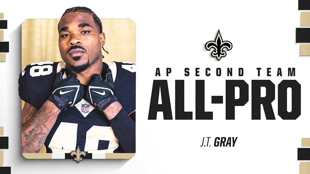 Saints special teams ace J.T. Gray voted Associated Press All-Pro