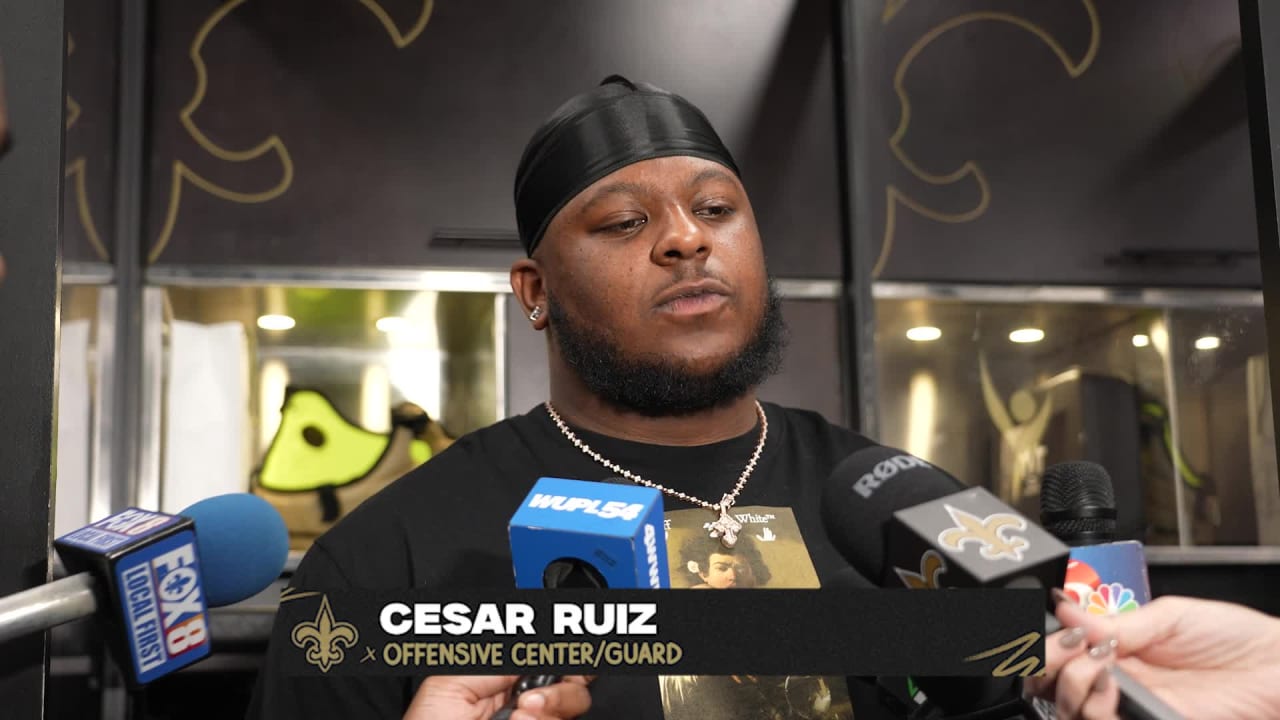 Saints OL Cesar Ruiz's End of Season Interview | 2023 NFL