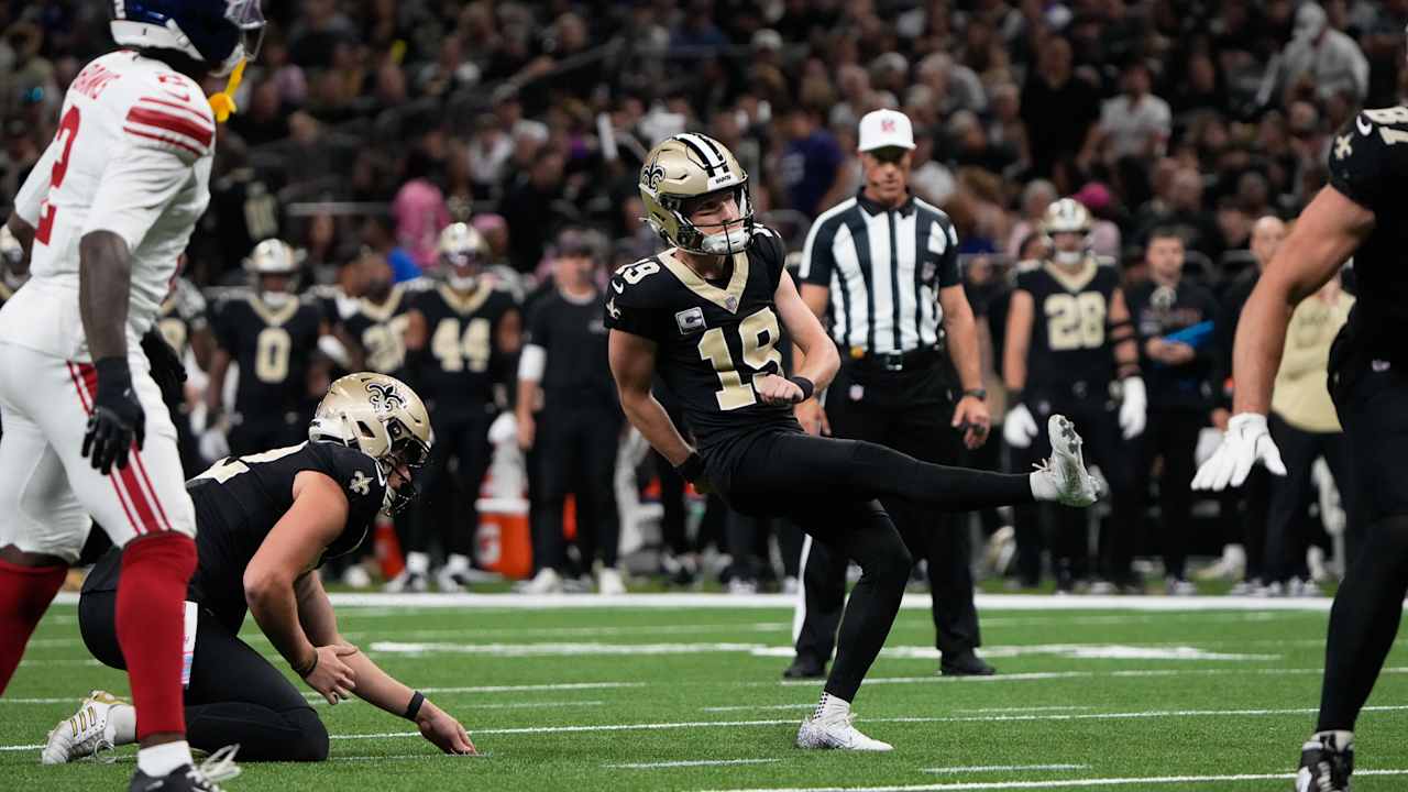 Blake Grupe's 28-yard field goal gets Saints on the board