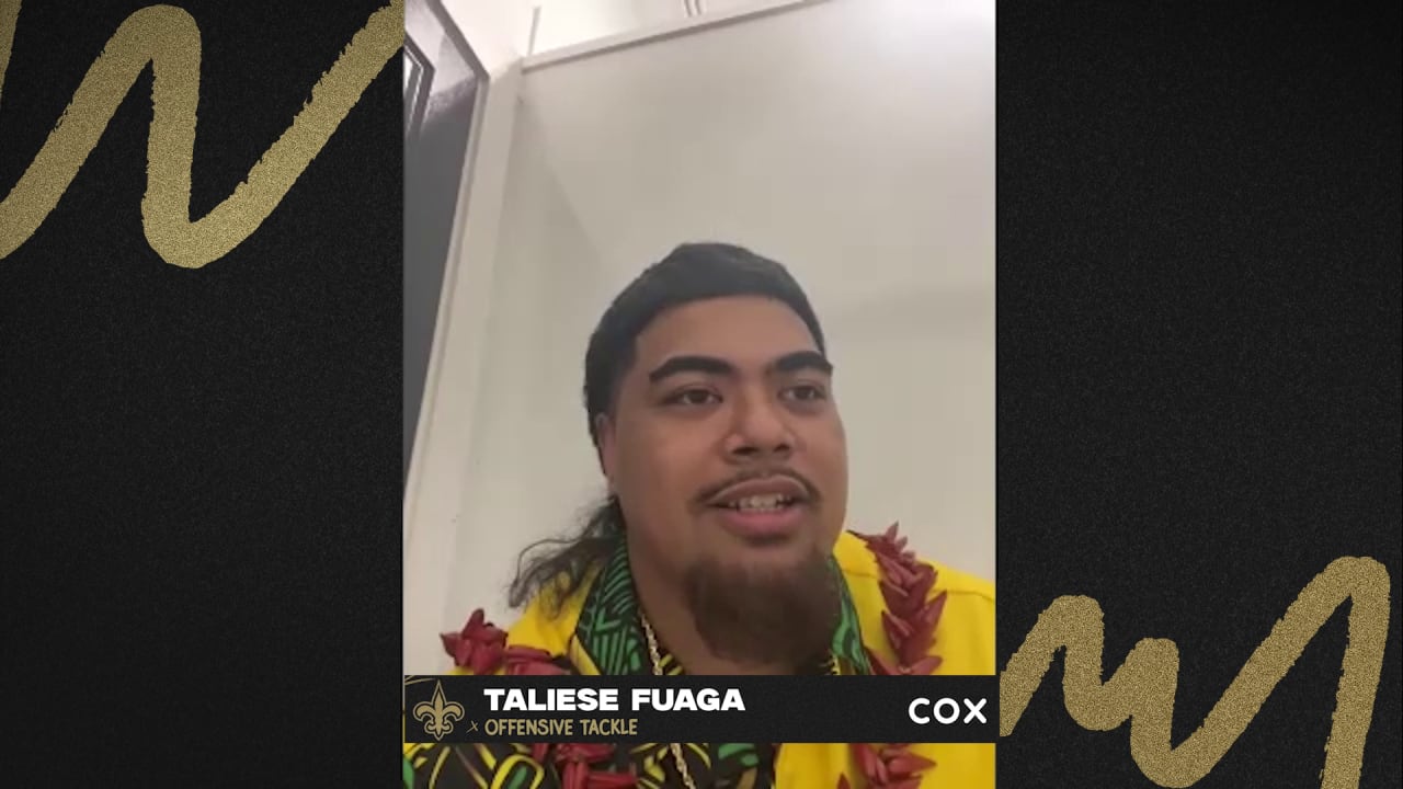 2024 NFL Draft: Taliese Fuaga's 1st Interview with Saints