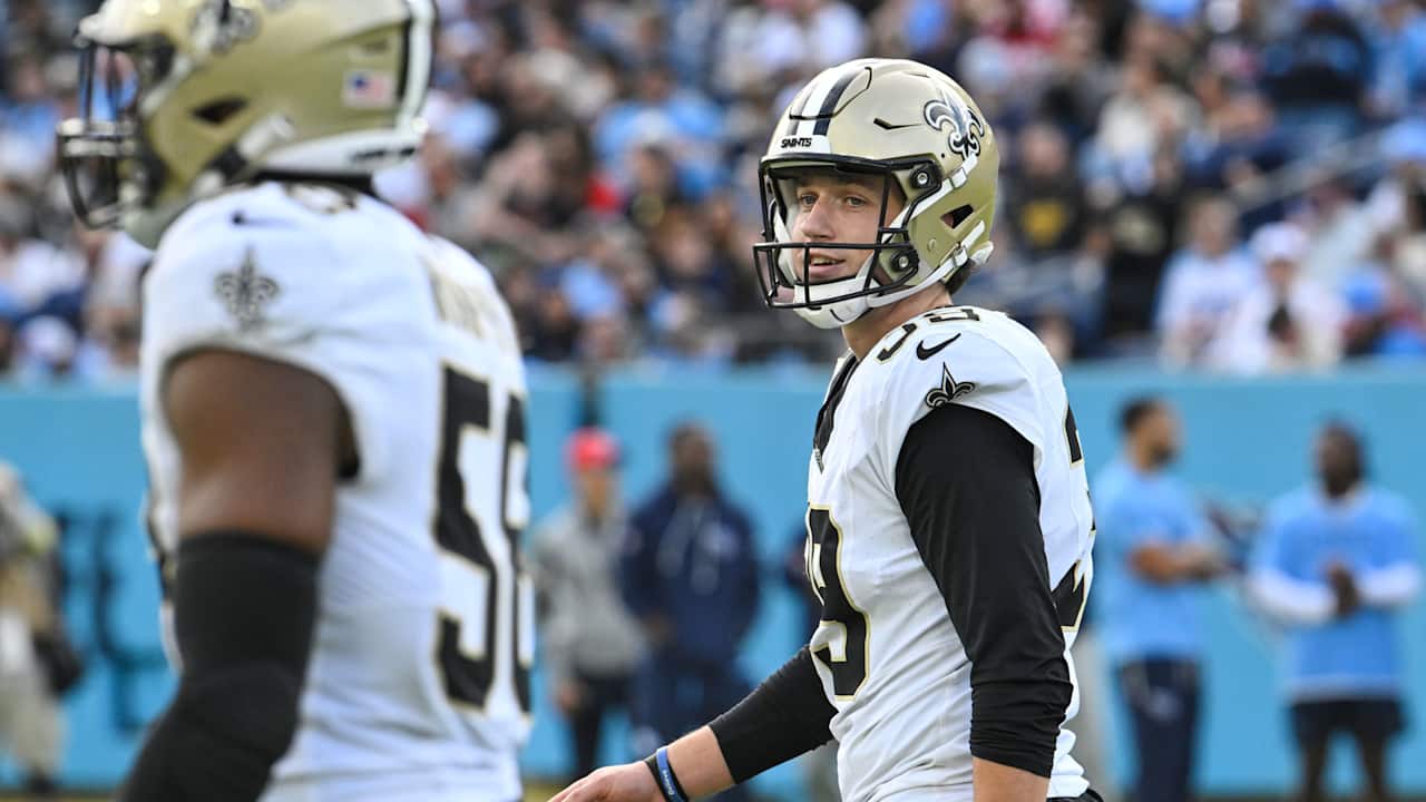 Smyth's 56-yard FG gets Saints on the board vs. Titans