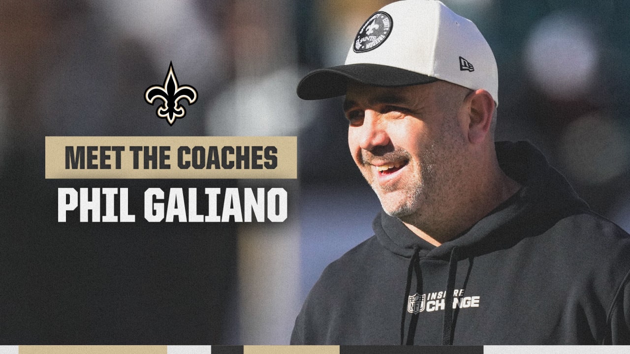 Phil Galiano | Meet the 2024 New Orleans Saints Coaches