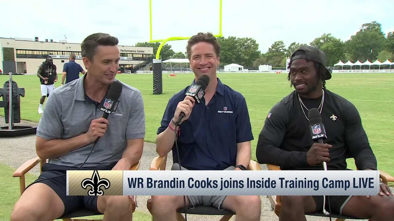 Brandin Cooks talks rejoining Saints | NFL Network 'Inside Training ...
