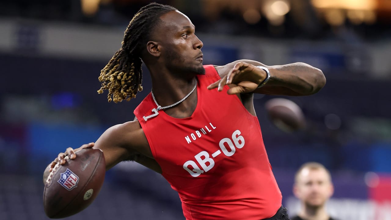 Best of quarterbacks workouts | 2024 NFL Scouting Combine