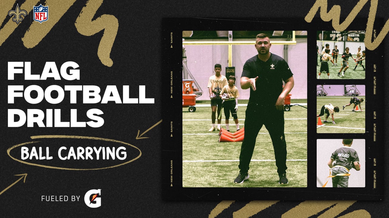Ball Carrying Drills | NFL Flag Football Drills