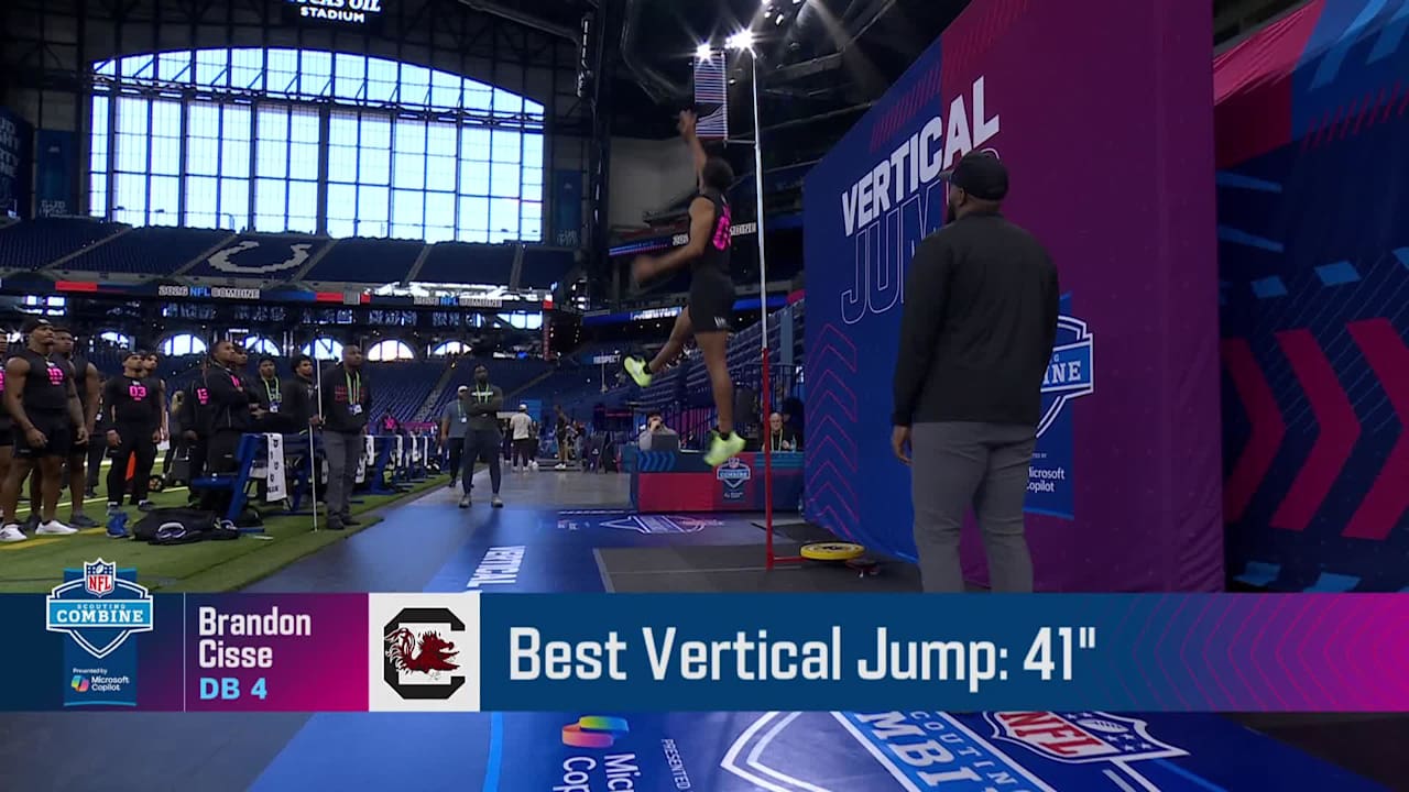 Brandon Cisse records 41" vertical jump at 2026 combine