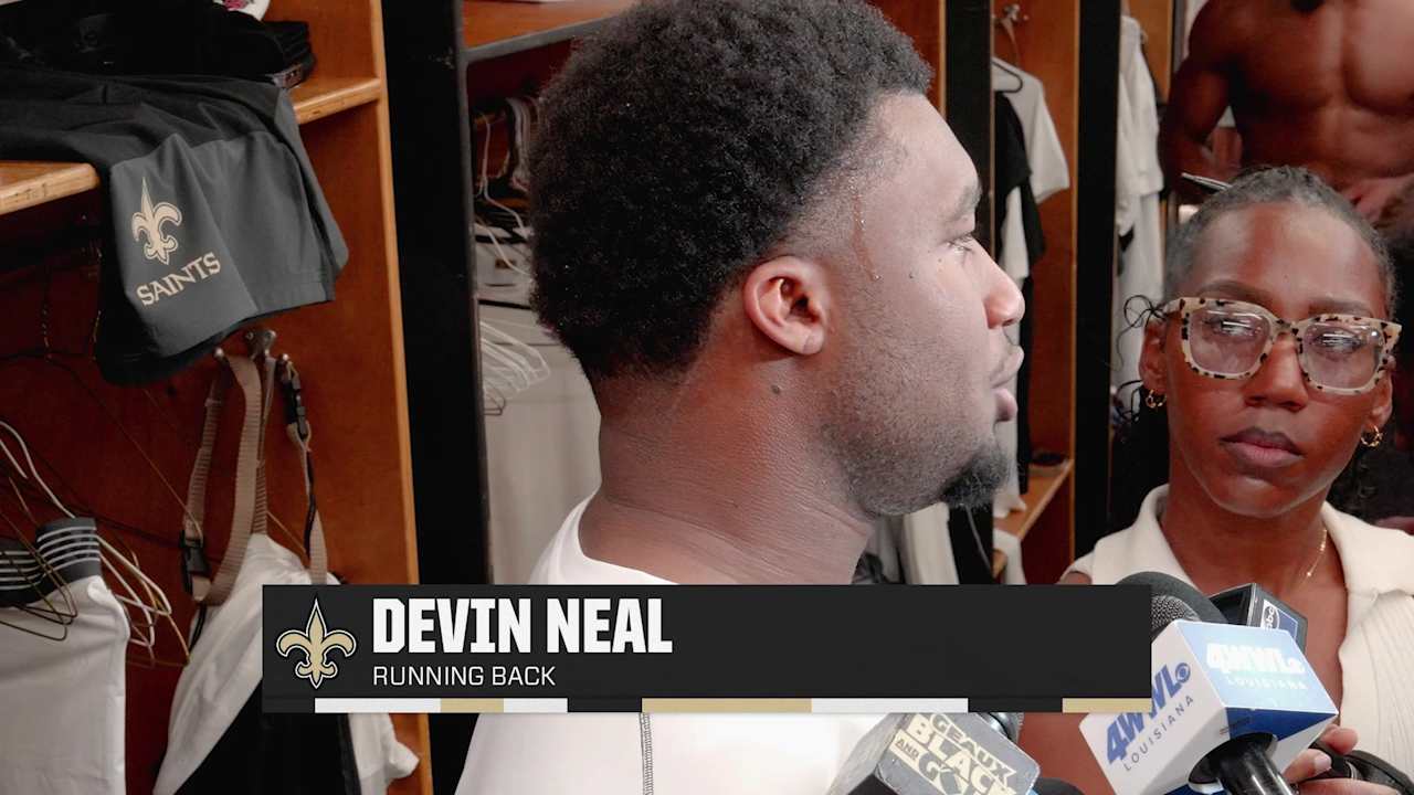 2025 NFL Rookie Minicamp: Devin Neal on Alvin Kamara, role