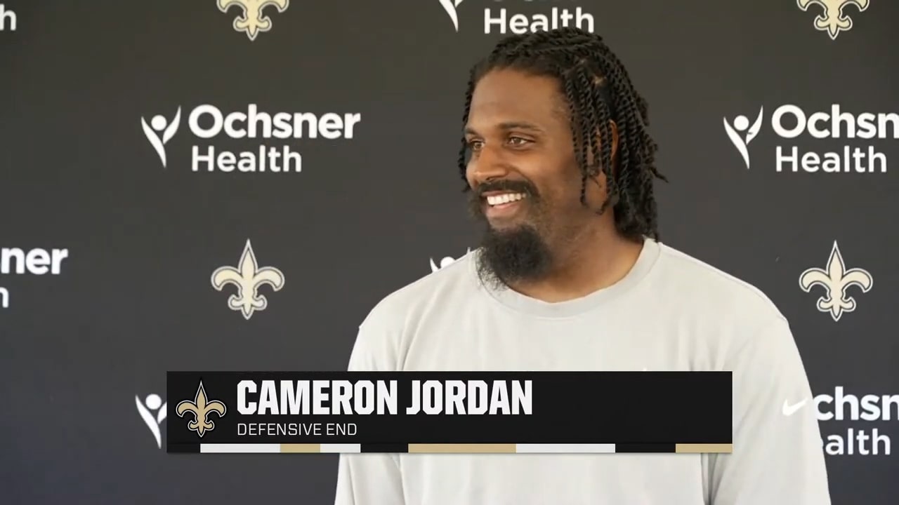 Cam Jordan talks Year 14, Super Bowl Aspirations on Day 1 of Saints ...