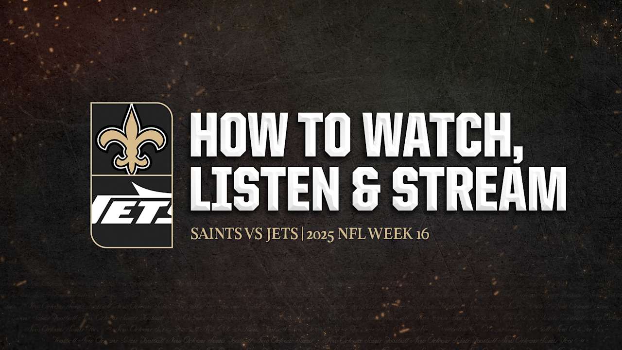 Jets vs. Saints: How to Watch, Live Stream Game, Listen