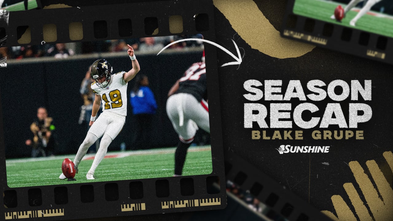Saints K Blake Grupe's 2023 NFL Season Recap
