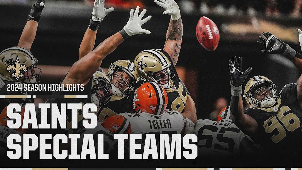 Saints Special Teams' Best Highlights | 2024 NFL Season