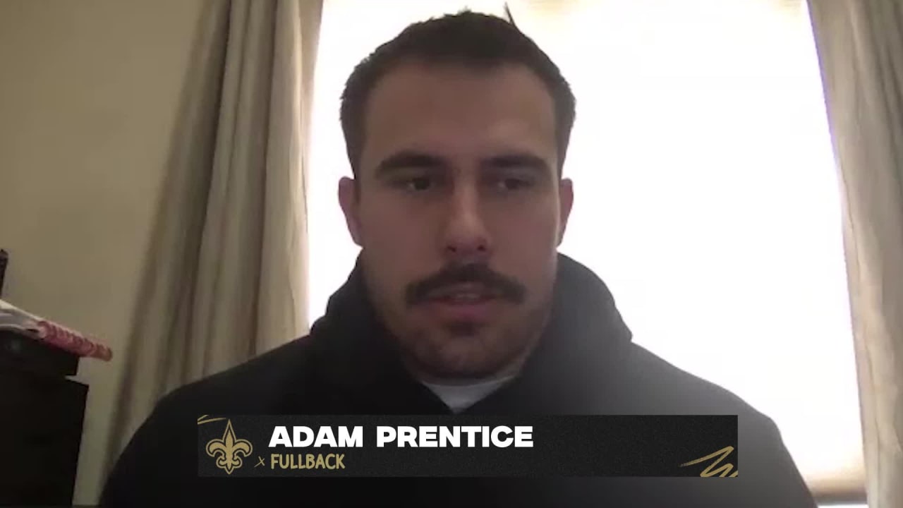Saints FB Adam Prentice talks Klint Kubiak, new contract 3/14/24