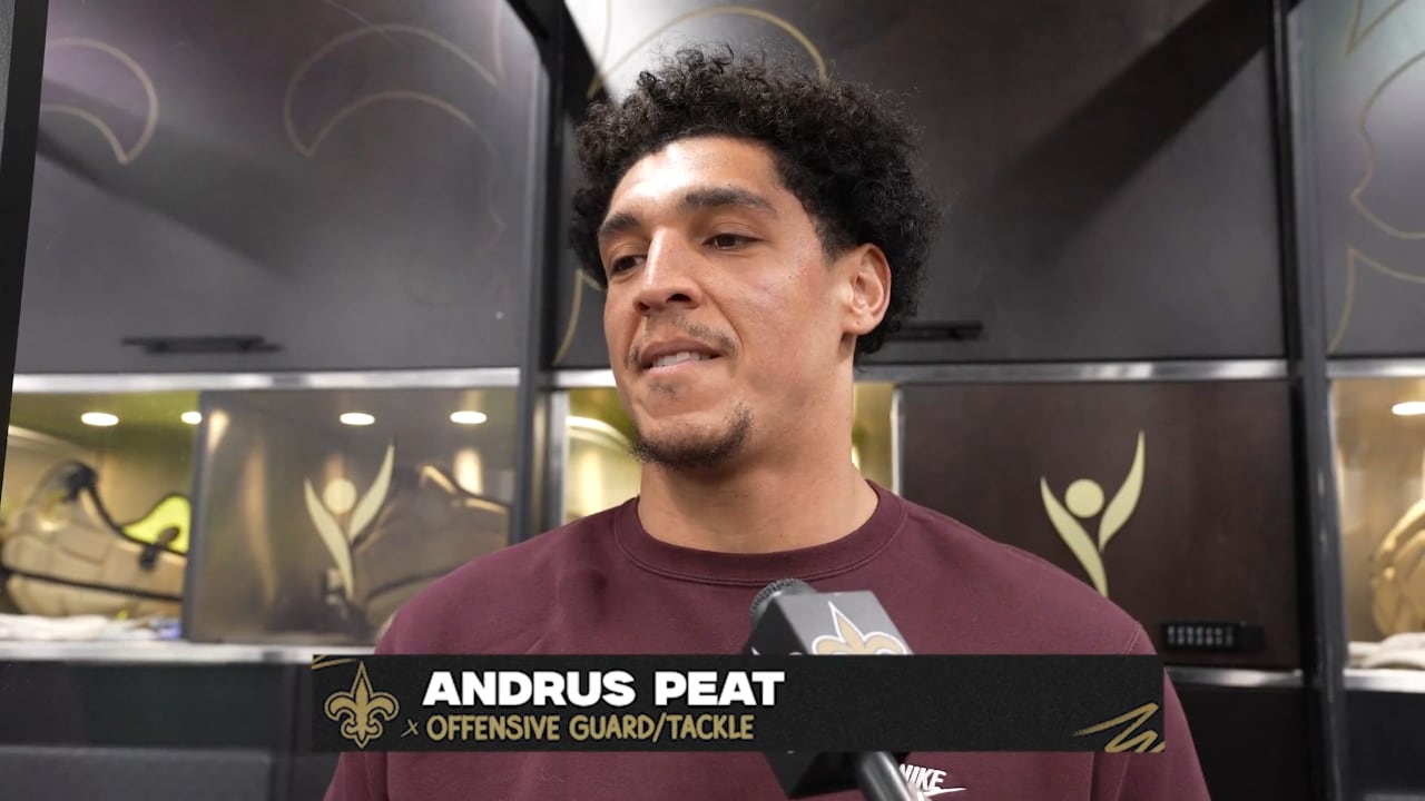 Saints OL Andrus Peat's End of Season Interview | 2023 NFL