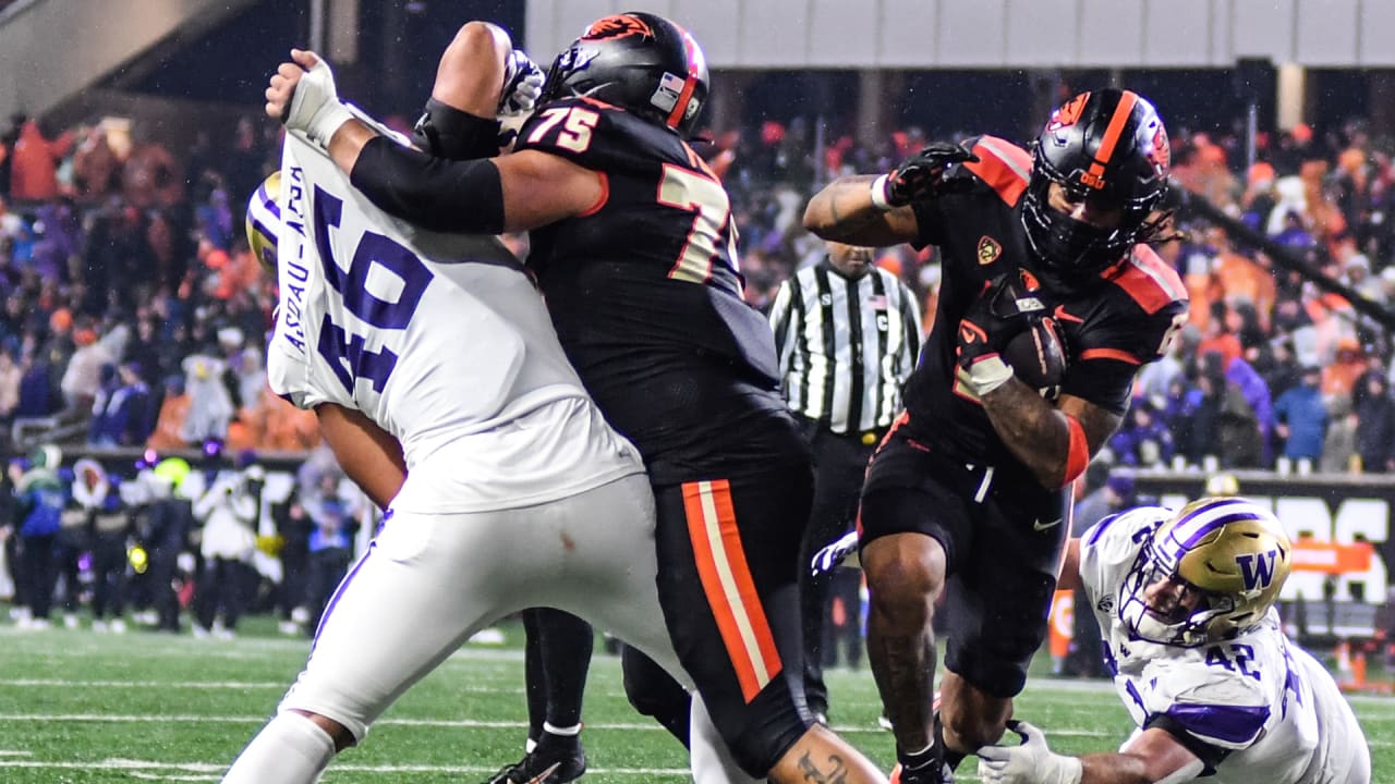 2024 NFL Draft: Oregon St. OT Taliese Fuaga's college highlights