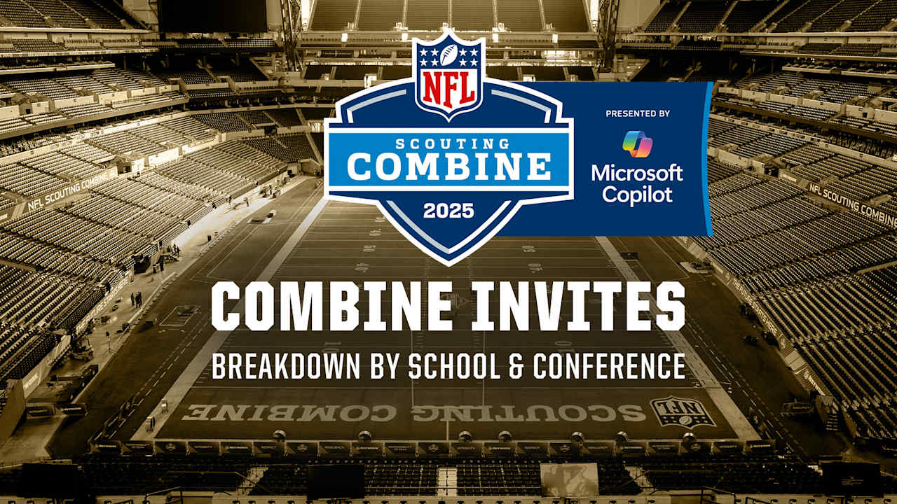 2025 NFL Combine Invites: Breakdown by school & conference