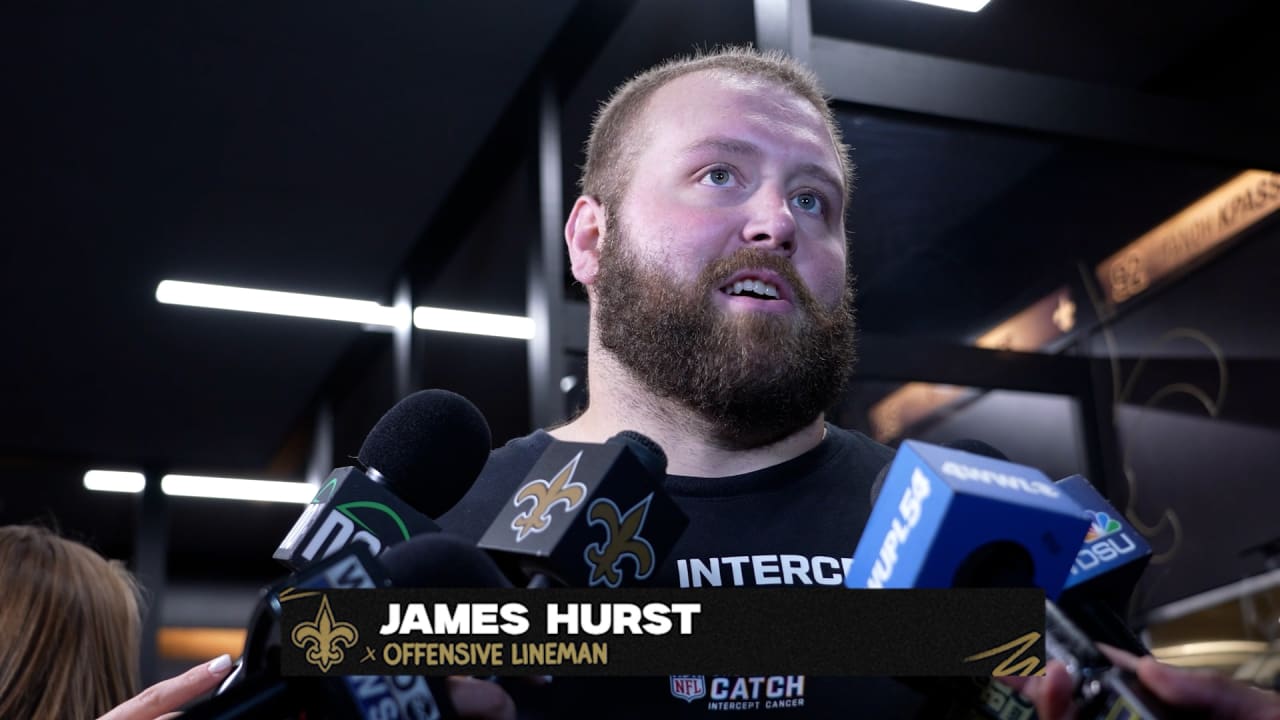 James Hurst talks Derek Carr, Panthers defense 12/7/2023