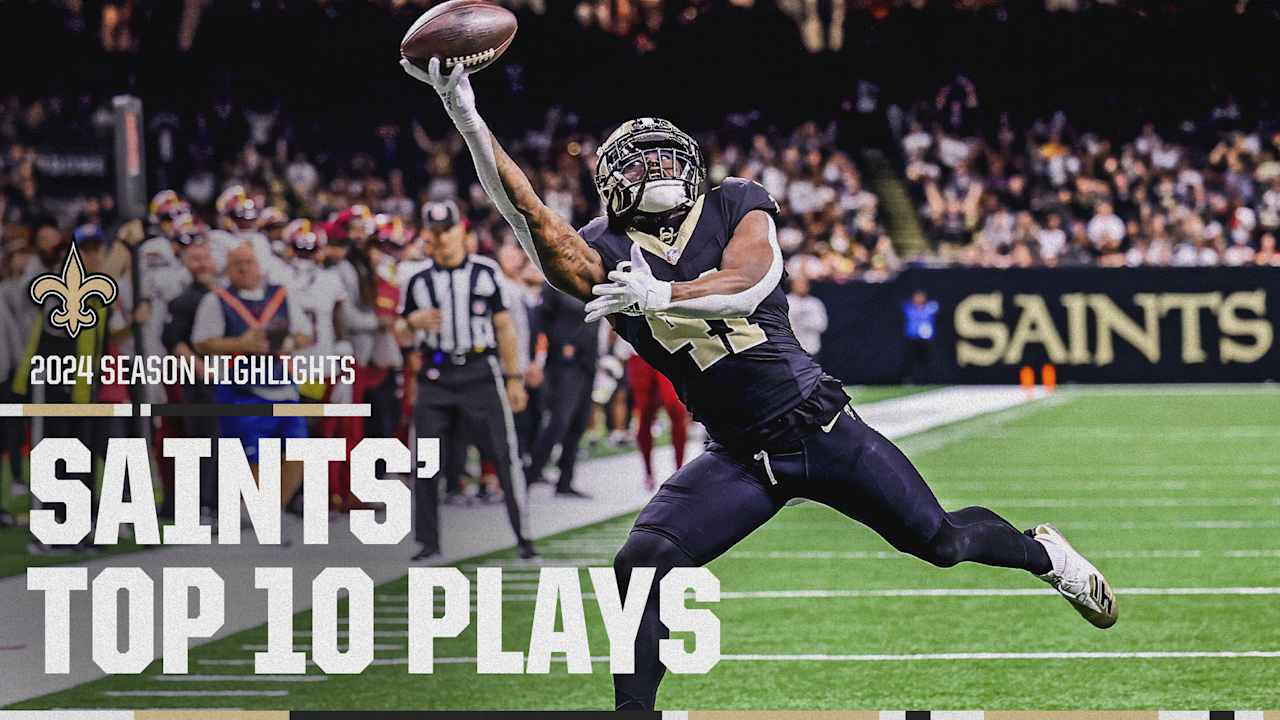 Highlights: Saints' Top 10 Plays | 2024 NFL Season