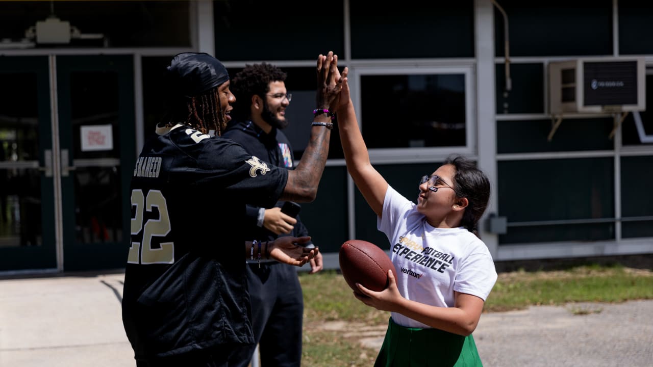 Photos: Rashid Shaheed joins Saints Play Football Experience at Green ...