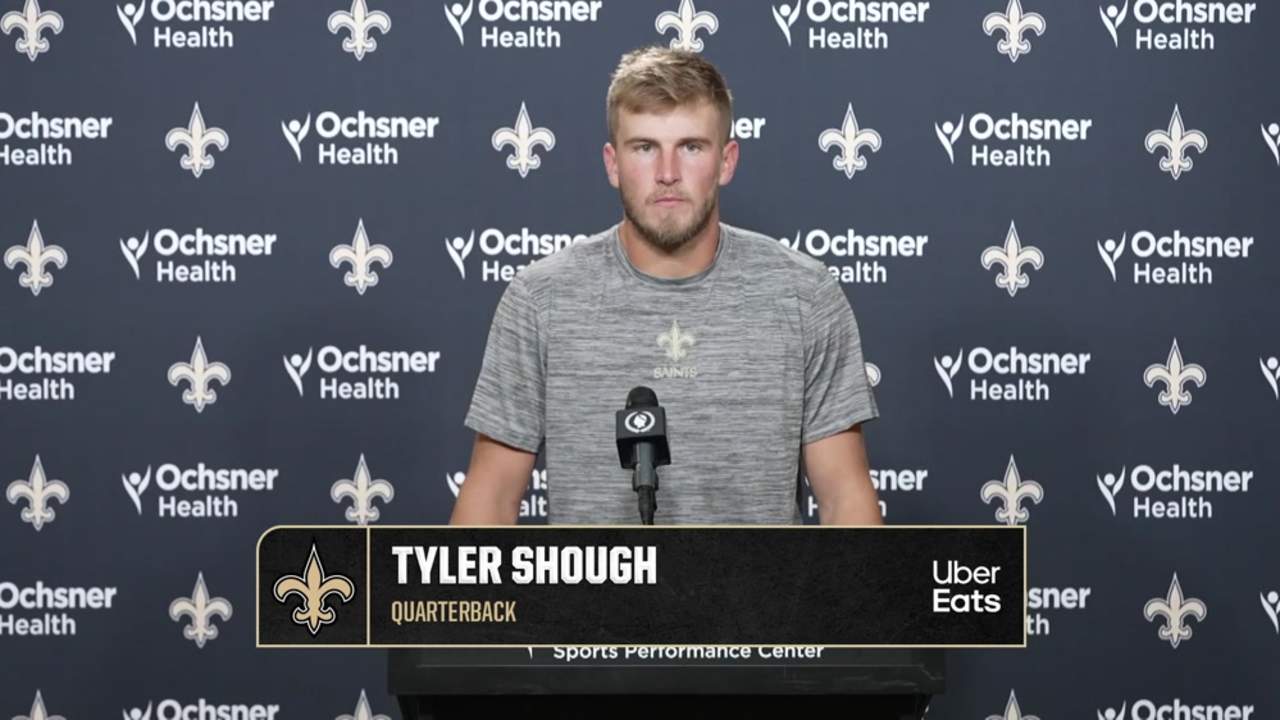 Tyler Shough on his progression, Baker Mayfield | Saints vs. Buccaneers ...