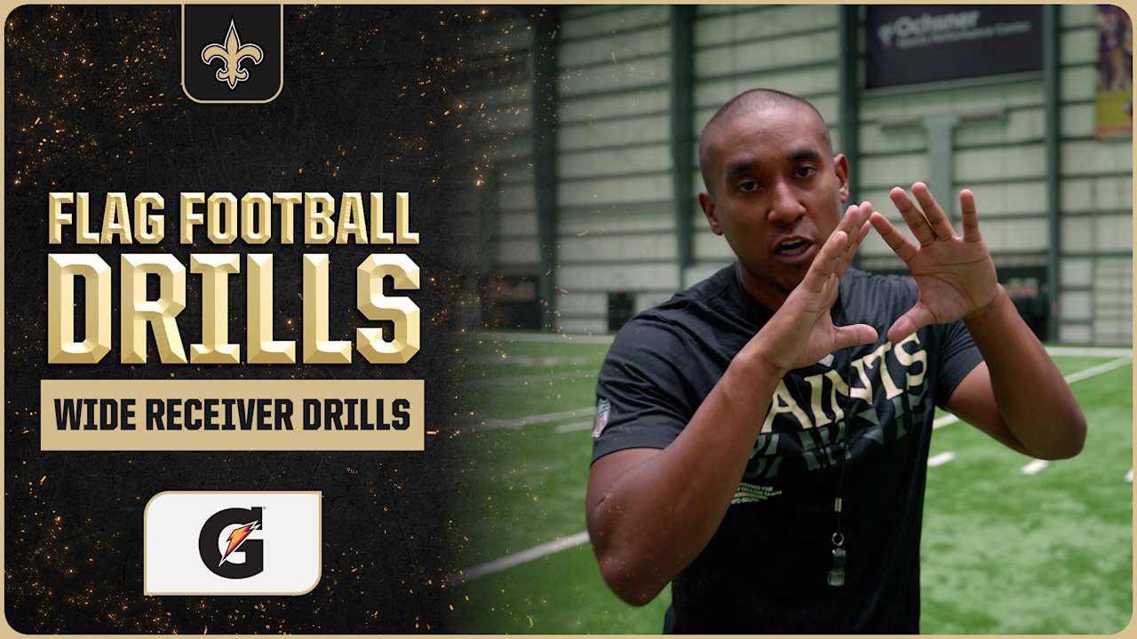 Wide Receiver Drills | NFL Flag Football Drills