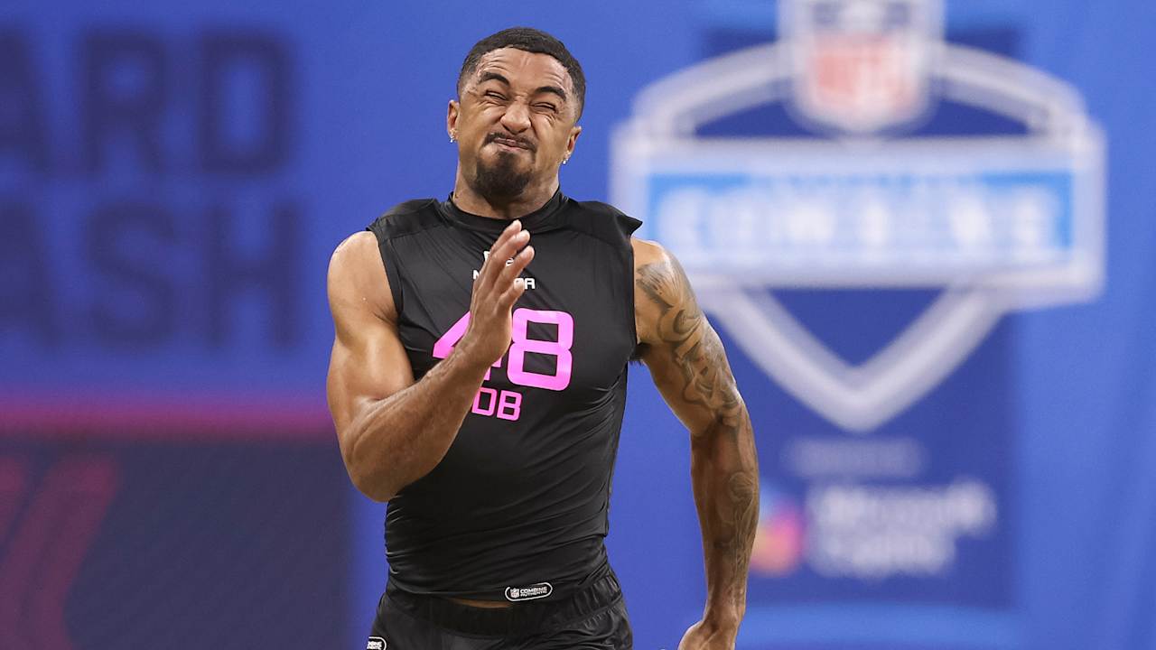 Jonas Sanker runs official 4.48-second 40-yard dash at 2025 combine