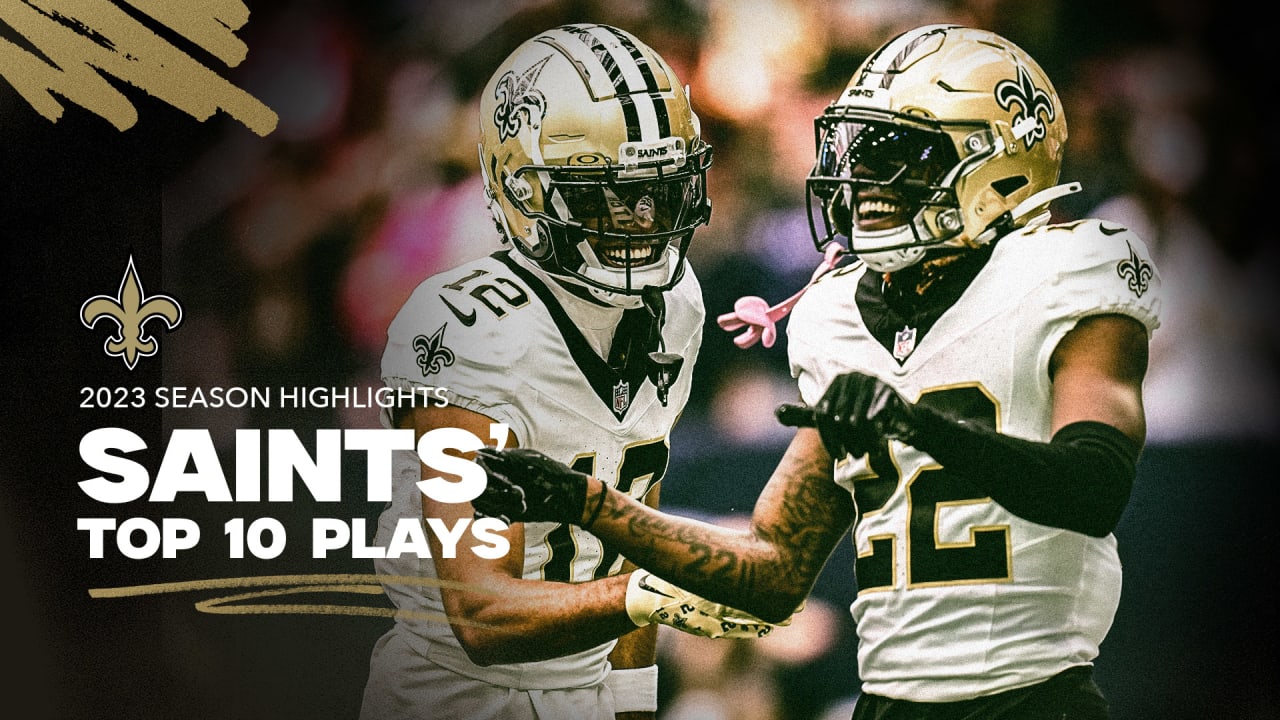 Highlights: Watch the Saints' Top 10 Plays of the 2023 NFL season
