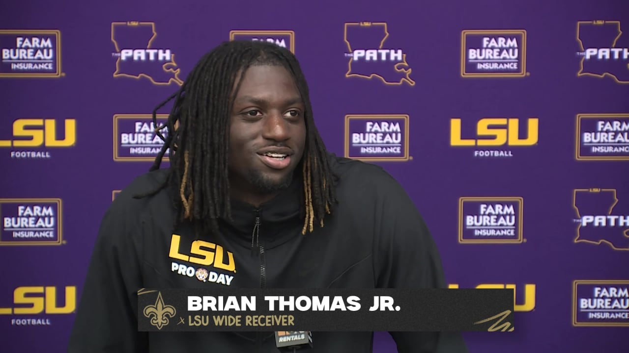 Brian Thomas Jr. on his breakout season, his NFL future | Saints Path ...