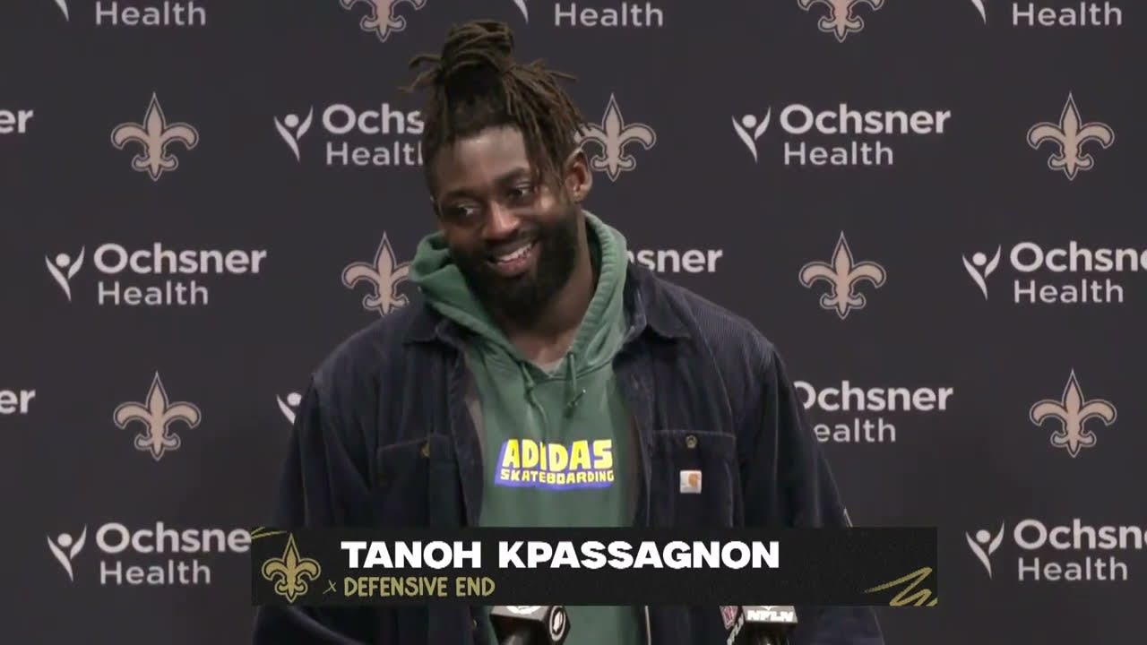 Saints DE Kpassagnon on 3-sack game, 7 total for defense vs. Giants